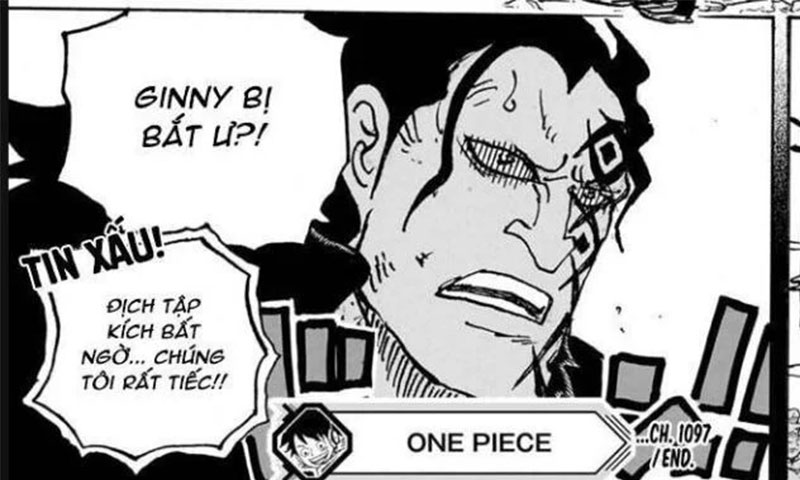 Spoiler One Piece chap 1098, vụ bắt cóc Ginny sẽ được làm sáng tỏ