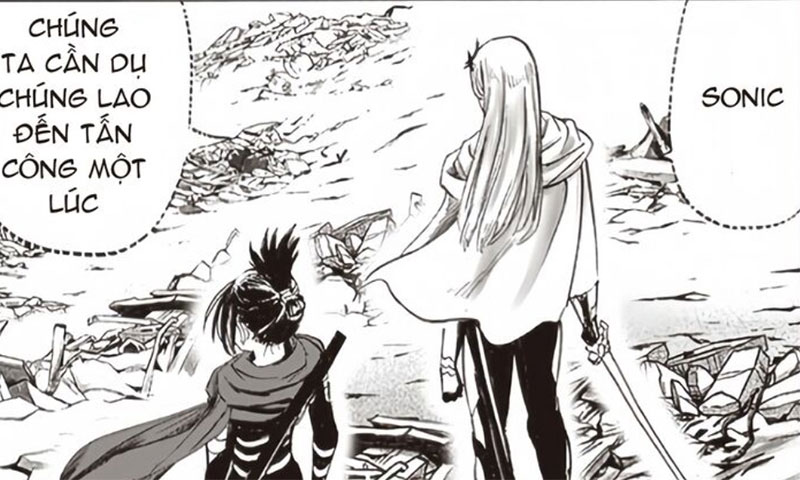 Spoiler One Punch Man chap 245, Sonic và Flash bón hành cho Thiên Nhẫn Hội